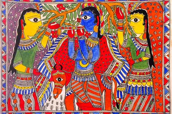A Sneak Peek into Evolution of India’s Madhubani Painting from Folk ...